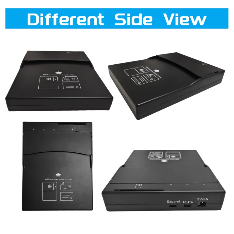 Hotel Desktop OCR MRZ E-passport Reader, Contactless Smart ID Card ...