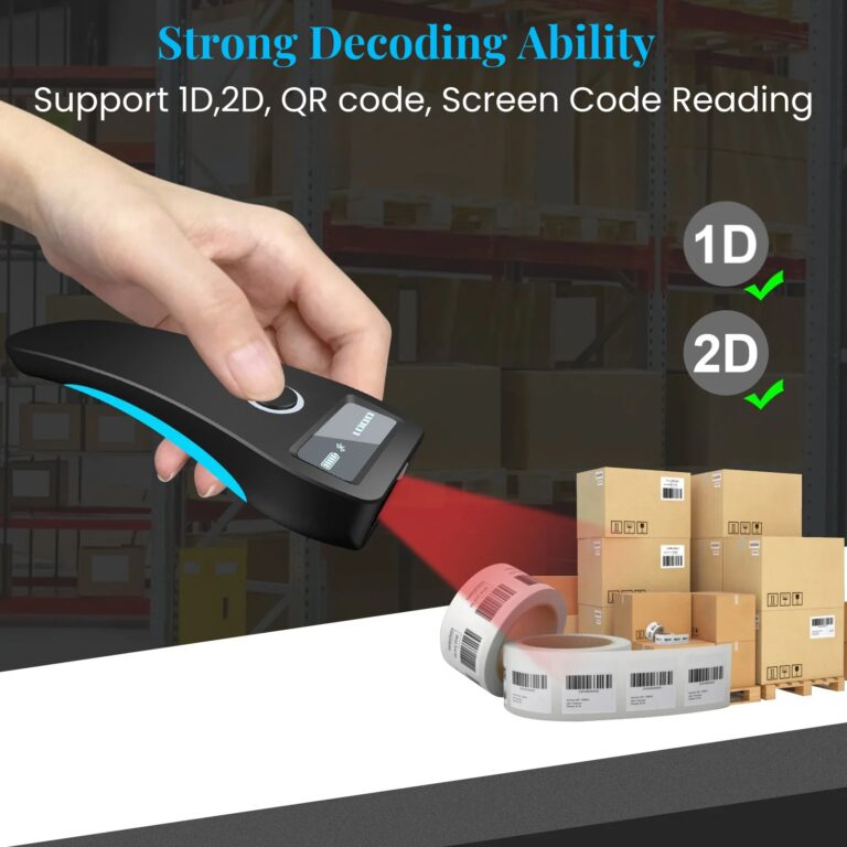 Portable Data Visible Wireless 2D QR Code Scanner, High Speed Logistics ...